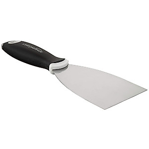 Amazon Basics 1-1/2" Flexible, Soft Grip, Carbon Steel Putty Knife with Hammer End