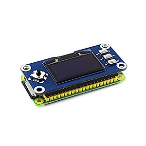 Waveshare 1.3inch OLED Display HAT for Raspberry Pi 128x64 Pixels with Embedded Controller Communicating via SPI or I2C Interface.