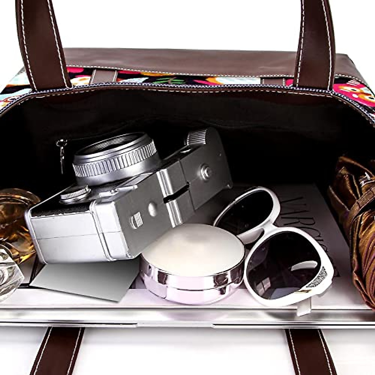 TFCOCFT Purses for Women, Tote Bag, Bags for Women, Womens Handbags, abstract colorful bird leaves pattern