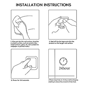 Taozun Hand Towel Holder/Hand Towel Ring - Self Adhesive Bathroom Towel Bar Stick on Wall, SUS 304 Stainless Steel Brushed