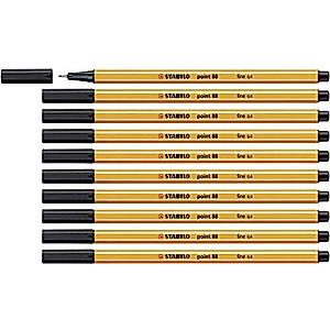 STABILO Point 88 FINELINER Superfine 0.4MM - Black