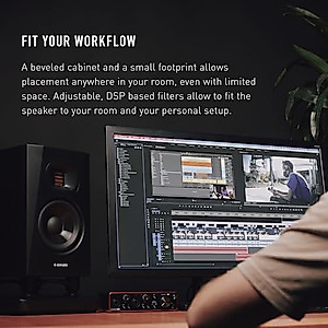 ADAM Audio T5V Studio Monitor for recording, mixing and mastering, Studio Quality Sound (Single)