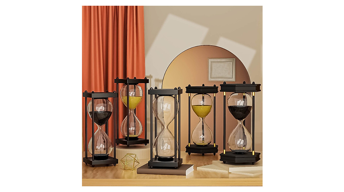 DIY Sand Timer - 10" Fillable Hourglass for Weddings