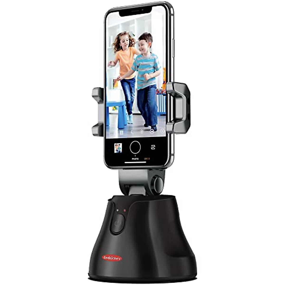 Doohickey Cameraman Rotating 360° Smart Phone Holder Face and Object Tracking Recognition Vertical and Horizontal Shot, Compatible with Phone Dimensions 2.2 - 3.9 Inches