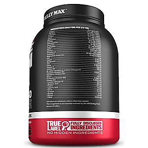 Bully Max 2-in-1 Muscle Builder Chewable Tablets for Puppies & Adult Dogs - Ultimate Canine Dog Supplement for Muscle Gain - 60 Tabs (2 Bottles)