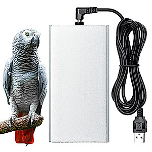briidea Bird Warmer for Cage, Bird Heater to Snuggle up for African Grey, Parakeets, Parrots, Small Birds, USB 5V