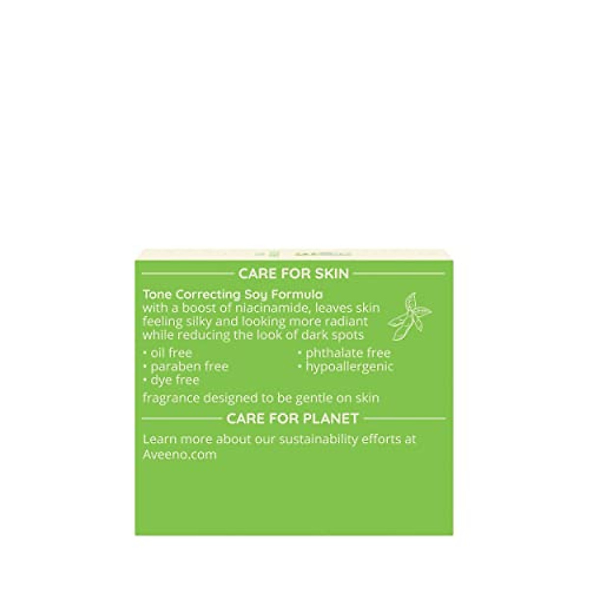 Aveeno Positively Radiant Intensive Moisturizing Night Cream with Total Soy Complex & Vitamin B3, Oil-Free, Non-Greasy, Hypoallergenic & Non-Comedogenic, 1.7 oz