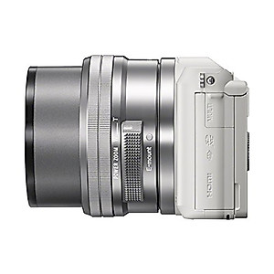 Sony a5100 16-50mm Mirrorless Digital Camera with 3-Inch Flip Up LCD (White)