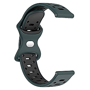 Chofit Watch Bands Compatible with Letsfit IW1 Lite for Women&Men Breathable Silicone Replacement Wristbands Adjustable Sport Strap Quick Release Band for Letsfit IW1 Lite Smart Watch Bands