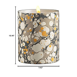 L'or de Seraphine Joan Scented Candle - Essential Oil Candle for Home, Notes of Suede, Rose, and Palo Santo, Sustainable Palm Wax, Clean, Long Lasting, Paraben-Free, 6.4oz