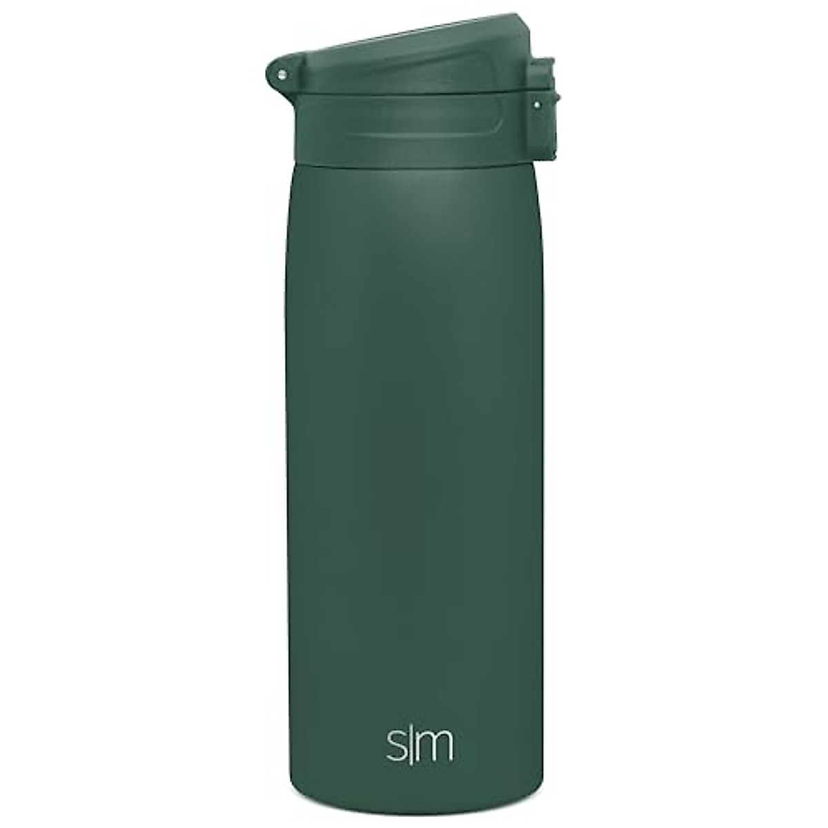 Simple Modern Insulated Thermos Travel Coffee Mug with Snap Flip Lid | Leakproof Reusable Stainless Steel Tumbler Cup | Gifts for Women Men Him Her | Kona Collection | 16oz | Forest