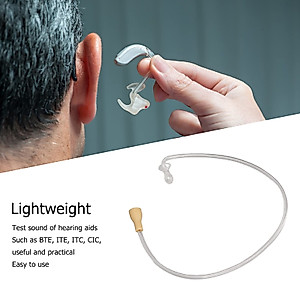 Hearings Aid Listening Stethoscope, Portable Single Ear Lightweight Hearings Aid Stethoscope Testing Listening Aid Stethoscope for Hearings Aid Easy To Use