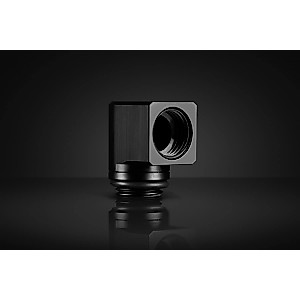 EKWB EK-Quantum Torque Micro Rotary 90 Degree Angled Fitting, Black
