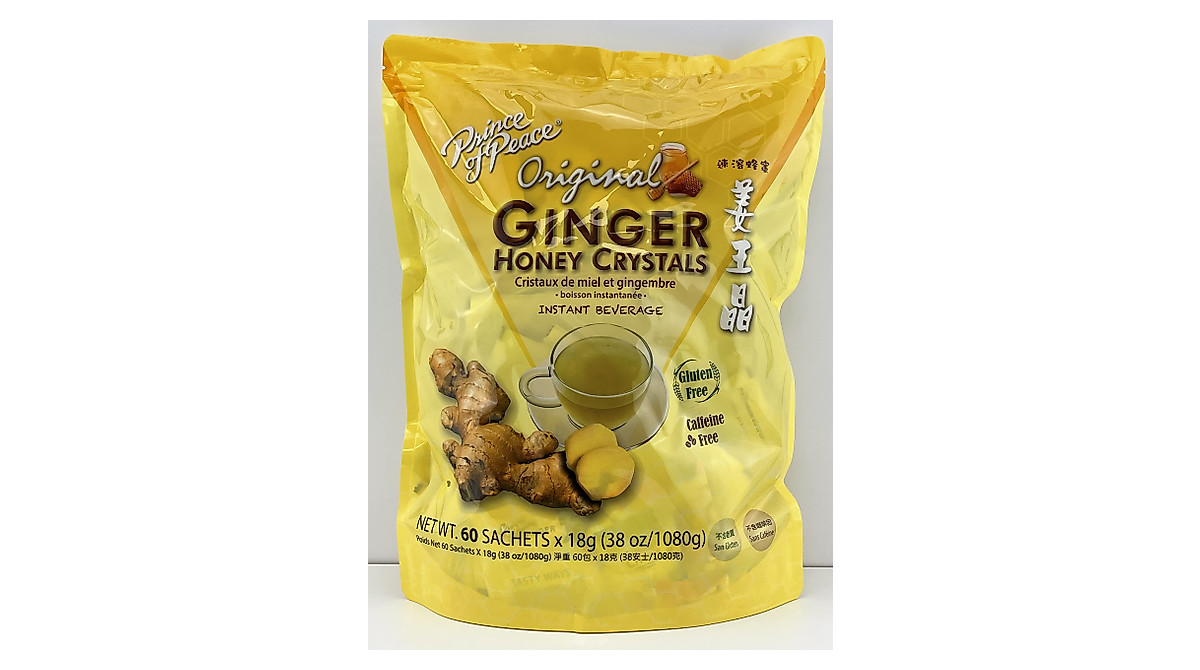 Prince of Peace Ginger Honey Crystals | Family Value Pack 60 Sachets