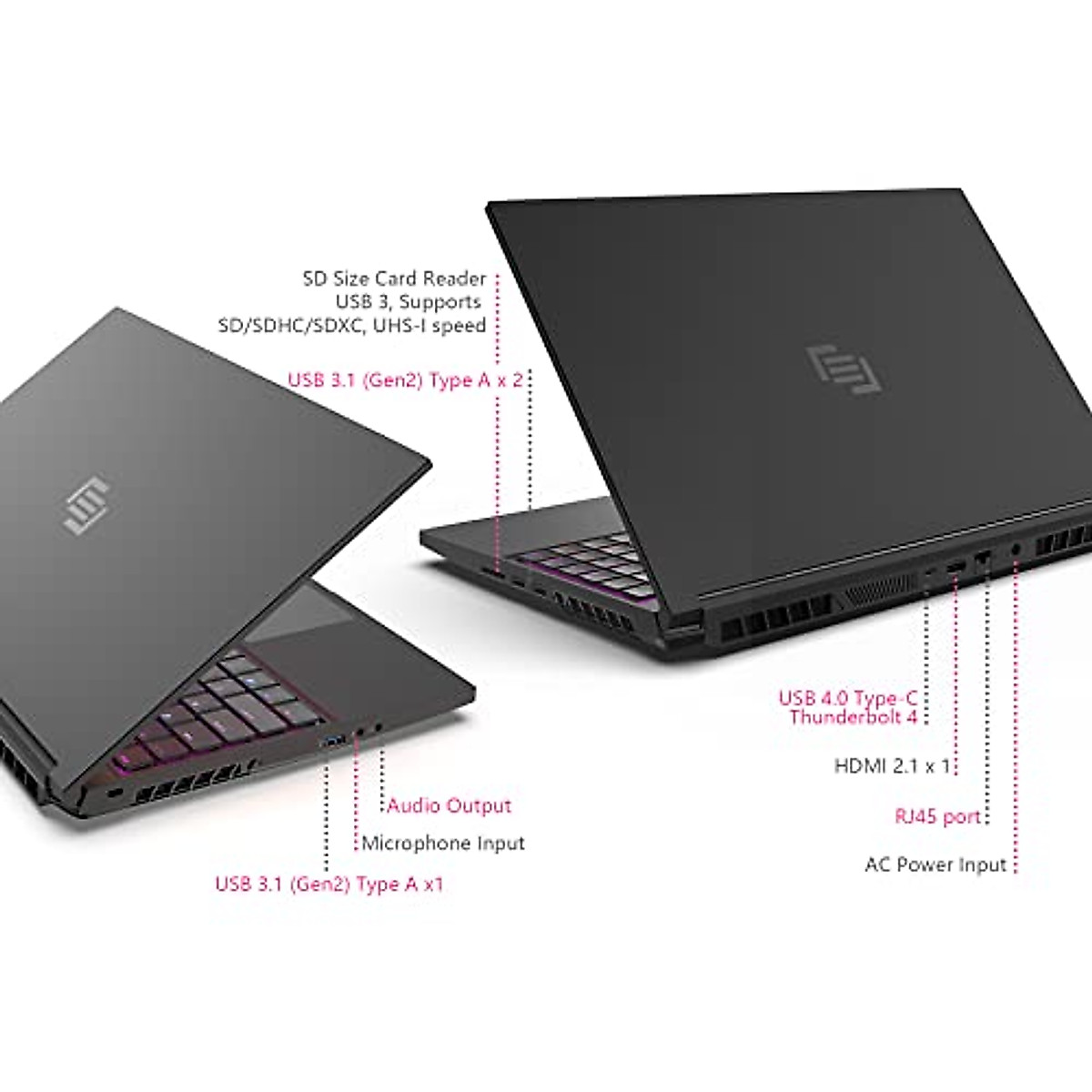 MAINGEAR Vector Pro 2 (2022) 15.6 inch RTX 3070 Ti Gaming Laptop, Intel Core i9-12900H Processor, NVIDIA GeForce RTX 3070 Ti 8GB GPU, 15.6 inch 240Hz QHD Display 32GB DDR5 RAM 1TB NVMe SSD Win 11 Pro