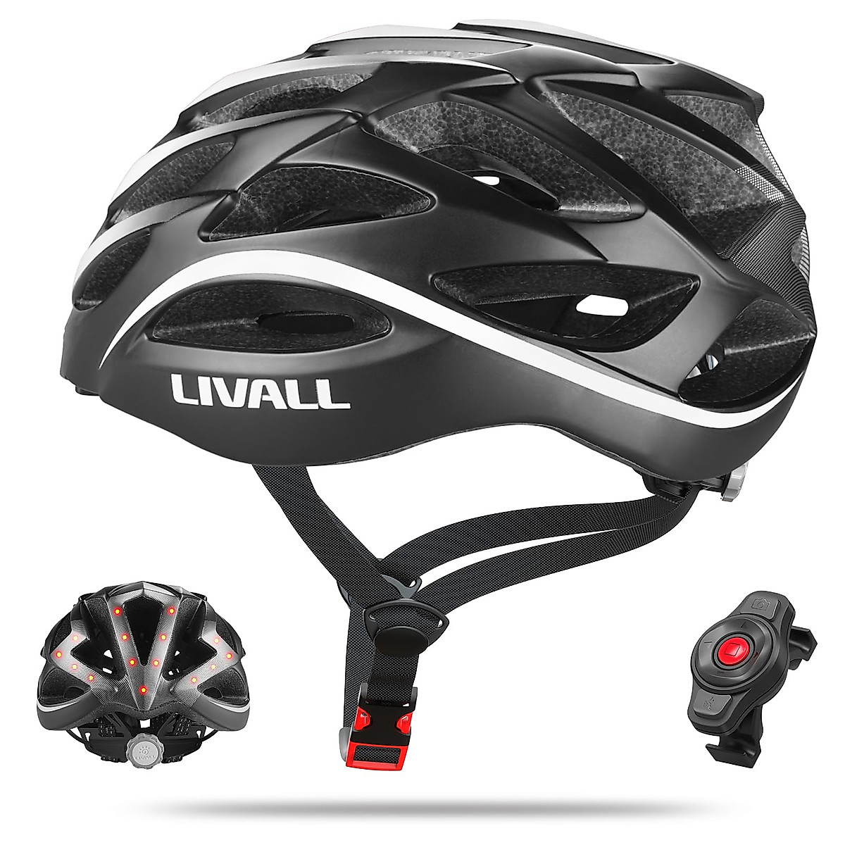 LIVALL BH62 Neo Smart Bluetooth Bike Helmet with Speakers & Built-in Microphone, CE CPSC Certified, Mountain Bike Helmet with Turn Signals, Fall Detection, MTB&Road Bike Helmet for Adults Men Women