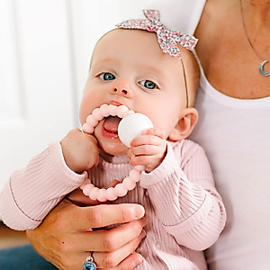 Ryan and Rose Cutie Teether Rattle (Pink)