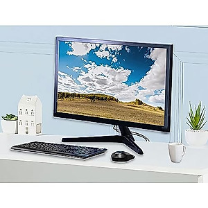 Lenovo All in one Tiny Computer Desktop PC, Intel Pentium J3710 Processor, 8GB Ram, 128GB SSD, New 22 Inch Monitor, Wireless Keyboard and Mouse, WiFi/Bluetooth, Windows 10 (Renewed)