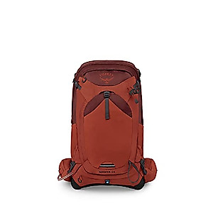 Osprey Manta 24L Men's Hiking Backpack with Hydraulics Reservoir, Oak Leaf Orange