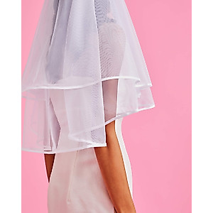 xo, Fetti Bridal Veil | Bachelorette Party Decorations, Bride To Be Gift, Bridal Shower, Wedding