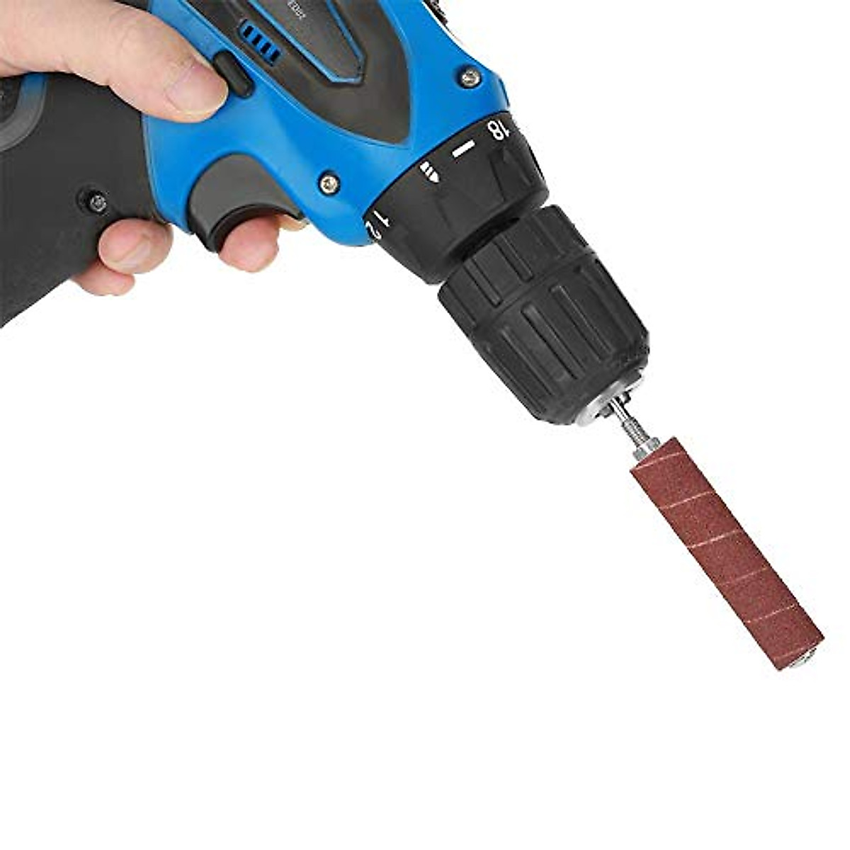 Drill Press Sanding Drum Kit, 20pcs Rubber Sanding Drum Set for Drill Presses and Power Drills, Drum Sander Attachment with Spindle Sander Sleeves and Tool Carrying Case, 1/2, 3/4, 1, 1-1/2 Inch