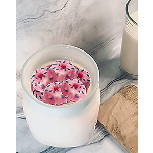 Shaped Wax Melts - Vanilla Donut, Easter Gift, Handmade Wax Melts, Home Fragrance,Gift, Donut Shaped Wax, Strong Fragrance, Realistic, Strong, Sea Foam Soaps & Scents (Small-Gift Box)