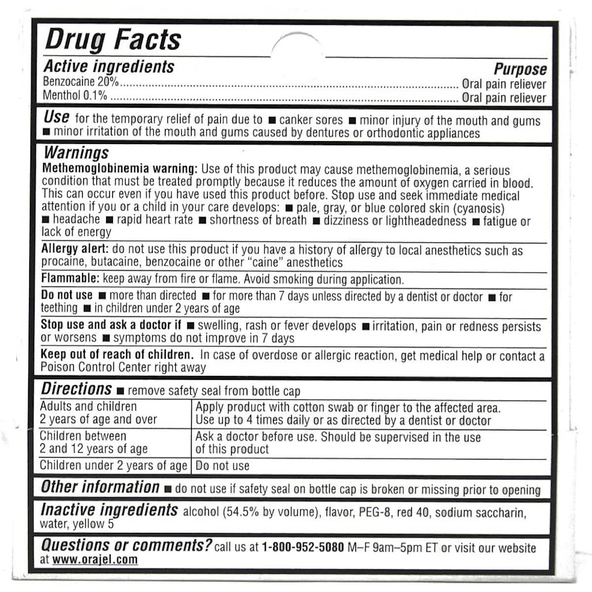 Orajel Instant Pain Relief for Toothache, Maximum Strength, Liquid, 0.45 Oz (Pack of 2)