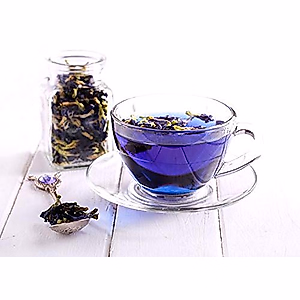 Butterfly Pea Flower Tea Butterfly Pea Tea Rich in Antioxidants Edible Dried Herbal Flowers for Blue & Purple Drinks and Food Coloring 100 g.