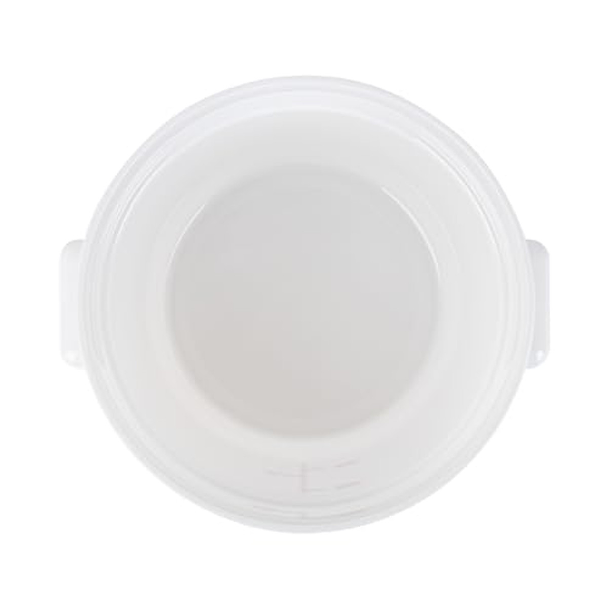 Restaurantware-Met Lux 12 Quart Food Storage Container, 1 White Storage Container - Lids Sold Separately, Red Volume Markers, Dishwashable Container, Side Handles, For Storing Foods