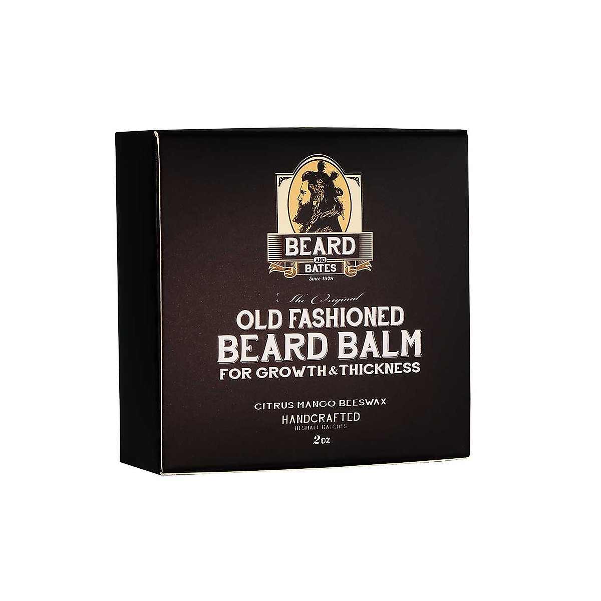 Beard and Bates | The Original Old Fashioned Beard Balm for Growth & Thickness | 19th Century Beeswax Formula, Premium Oils, Boutique, Natural Grooming Conditioner
