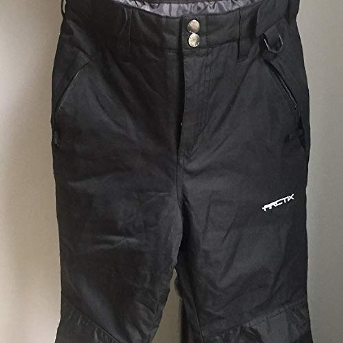 Arctix Kids Snow Pants with Reinforced Knees and Seat, Black, 4T