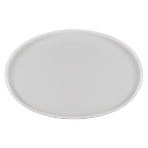 Mikasa Samantha Oval Bone China Lightweight Chip Resisant Serving Tray, 14 Inch, White