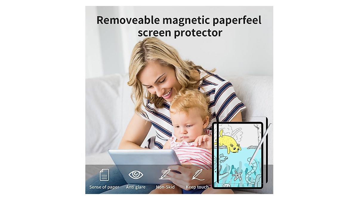 Softamm Magnetic Screen Protector for iPad Pro 12.9"