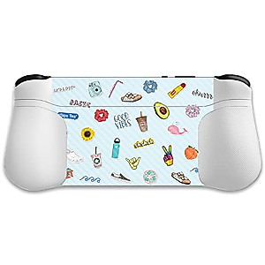 MightySkins Carbon Fiber Skin Compatible with Logitech G Cloud Gaming Handheld - VSCO2 | Protective, Durable Textured Carbon Fiber Finish | Easy to Apply, Remove, and Change Styles | Made in The USA