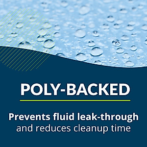 Avalon Papers Single-Use Medical Equipment Drape, Blue, 40" x 72" (Pack of 50) - Stretcher Sheet or Treatment Table Cover - Fluid and Barrier Protection - Tissue/Poly - Medical Supplies (357)