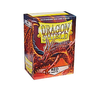 Dragon Shield Standard Size Sleeves – Matte Orange 100CT - Card Sleeves are Smooth & Tough - Compatible with Pokemon, Yugioh, & Magic The Gathering Card Sleeves – MTG, TCG, OCG