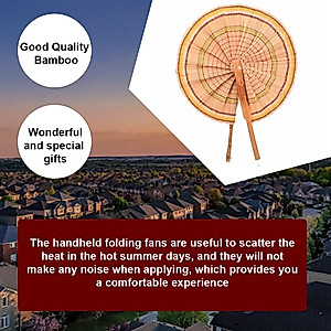 Garden Of Arts Hand Made Folding Fans Handheld Fans Bamboo Fan
