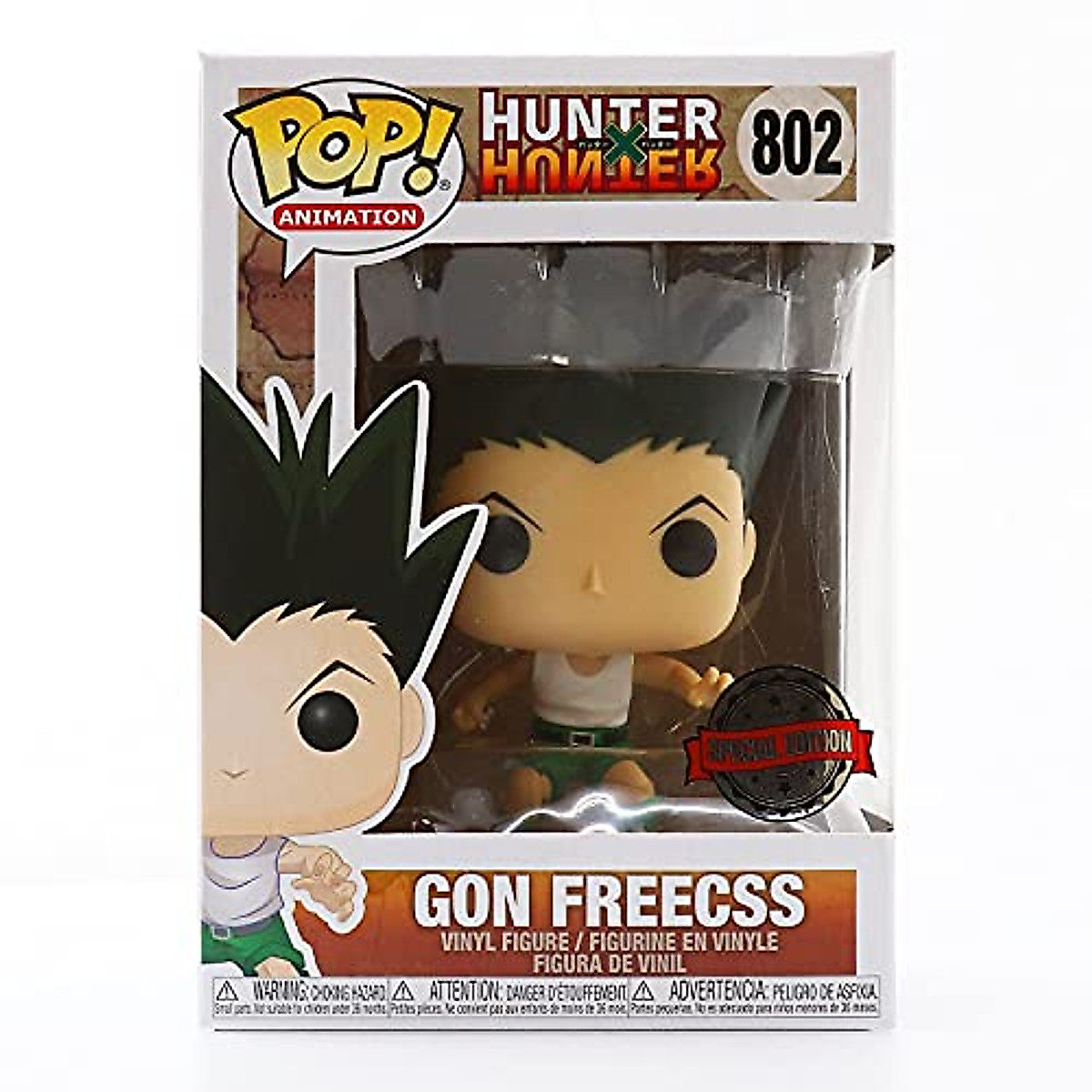 Funko Pop! Animation: Hunter X Hunter Gon Freecss Hot Topic Exclusive Vinyl Figure #802