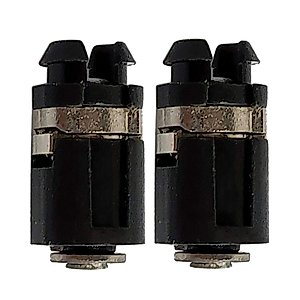 2pcs Hinge Axle Spindle Replacement Part for Gameboy Advance SP GBA SP Color Black