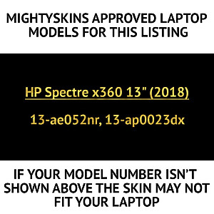 MightySkins Skin Compatible With HP Spectre x360 13" (2018) - Midnight Blossom | Protective, Durable, and Unique Vinyl Decal wrap cover | Easy To Apply, Remove, and Change Styles | Made in the USA