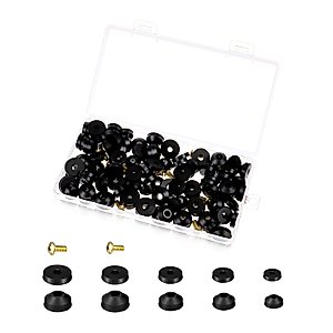 Oruola 116pcs Outdoor Faucet Repair kit,Faucet Washers Assorted Kit,Faucet Washers Kit with Assorted Flat & Beveled Rubber Washers,Faucet Washers for Repairing Faucet Leak Worn Out Washer Replacements