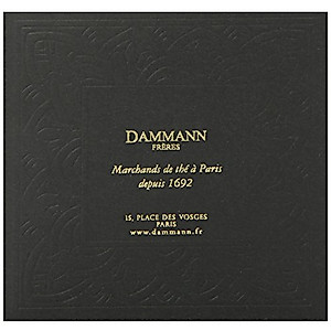 Dammann Freres Sachets, Vert Au Jasmin Tea Bags, Premium Gourmet French Jasmine Green Tea, 25 Count (Single Pack)