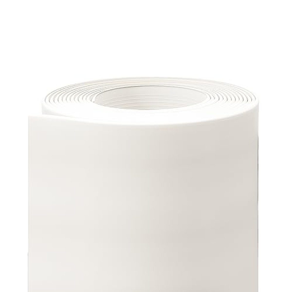 Mohawk Vinyl Cove Wall Base Molding Trim in White 4”W x 120’ L roll; one roll per Carton