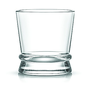 JoyJolt Afina Scotch Glasses, Old Fashioned Whiskey Glasses 10-Ounce, Ultra Clear Whiskey Glass for Bourbon and Liquor Set Of 2 Glassware