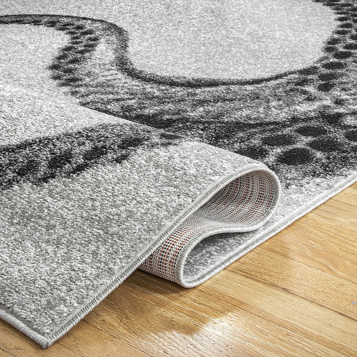 nuLOOM Adrienne Octopus Area Rug, 5x8, Grey