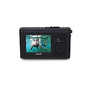 Coleman C40WP-R 20 Mega Pixels Waterproof Underwater Digital Camera with Full 1080p HD Video, 2.5" LCD & 8X Digital Zoom, Red