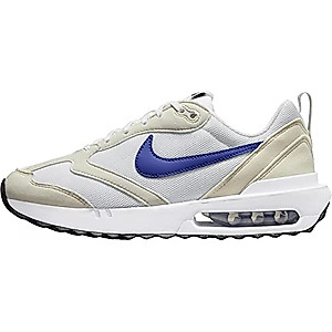Nike Women's WMNS Air Max Dawn Running Shoe (White/Light Bone/Black/Lapis, us_Footwear_Size_System, Adult, Women, Numeric, Medium, Numeric_7_Point_5)