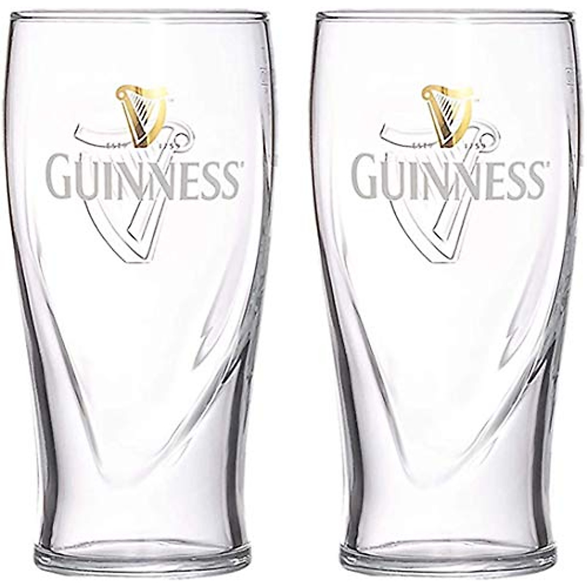 Arc International 20 Ounce Guinness Highball Pub Glasses - Set of 2