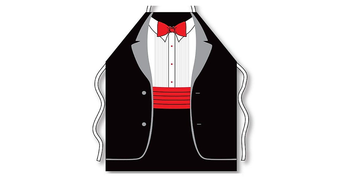 Adjustable Tuxedo Apron - Attitude Aprons