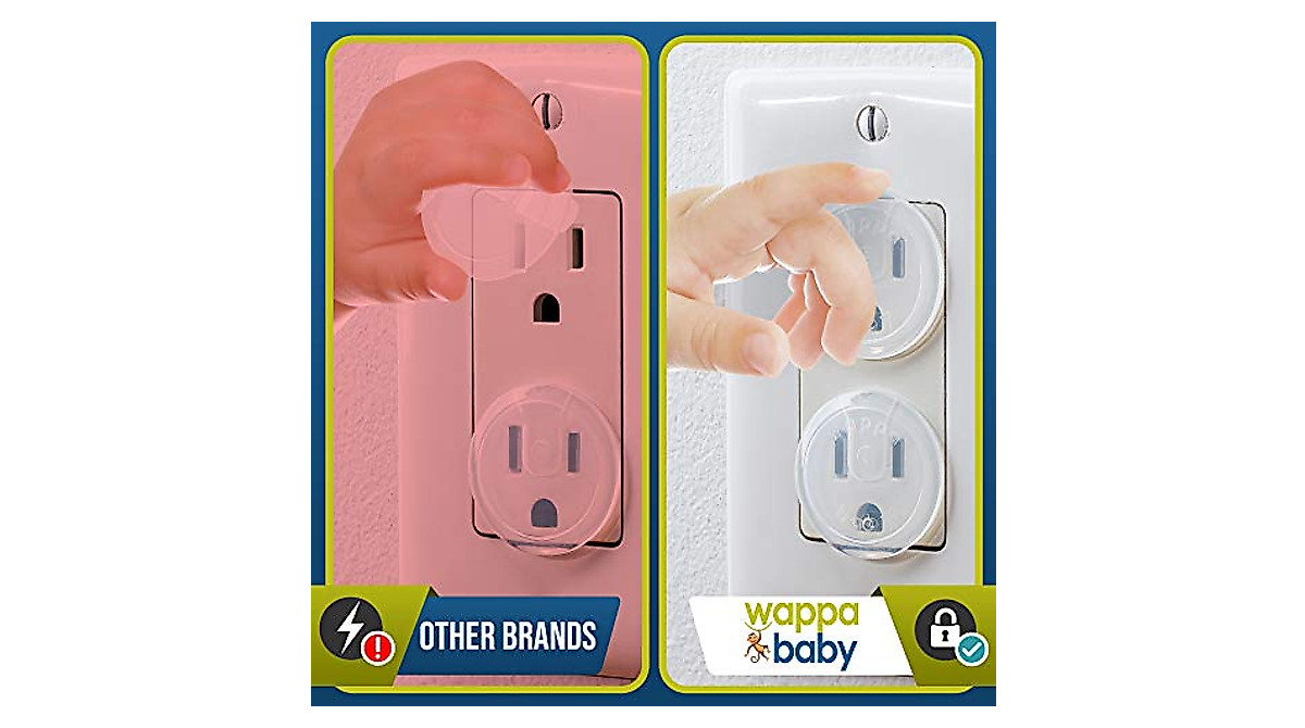 Baby Safety Outlet Covers (50 Pack) - Child Proof Your Home Easily